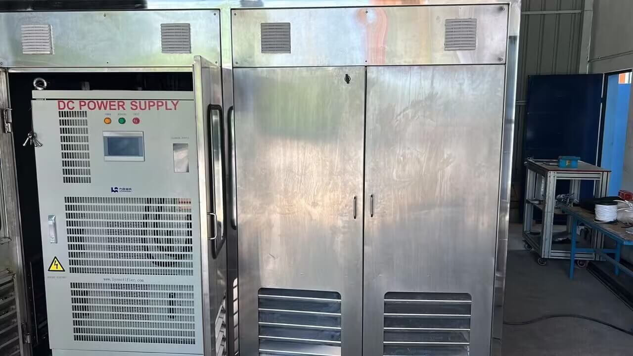 India Customers Hydrogen Electrolysis Rectifier Put Into Use Liyuan Haina Rectifier Group